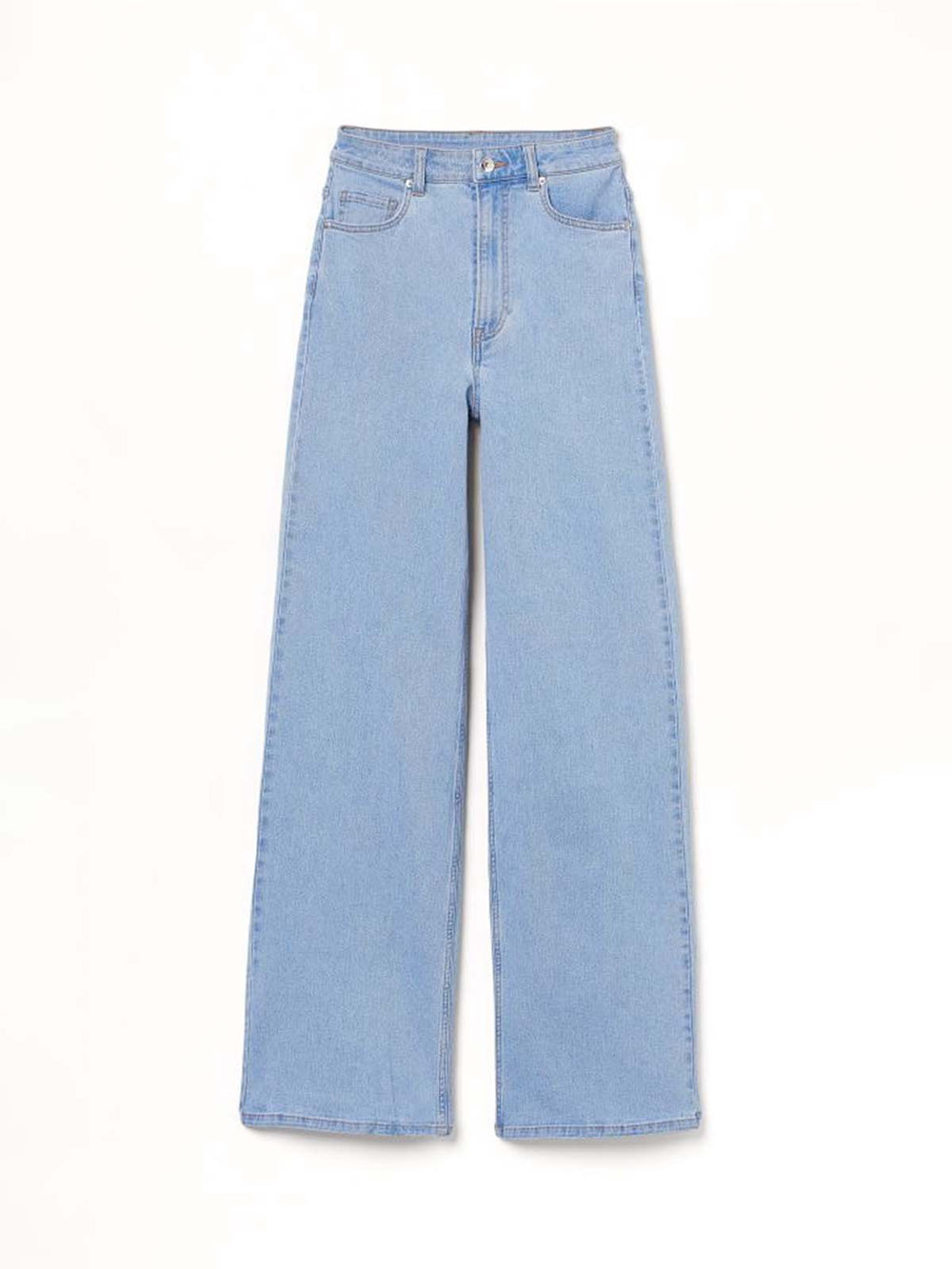 Ice Blue Straight Fit Jeans